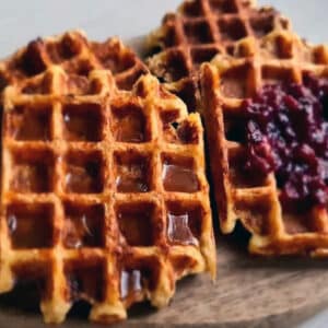 Ķirbja – biezpiena vafeles (pankūkas) | dietsabc.com